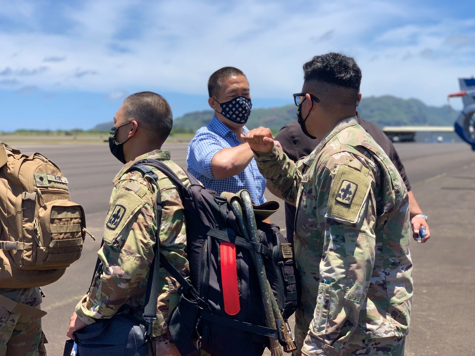 Kauai Mayor Derek Kawakami Expressed Aloha to Task Force Kauai Members ...