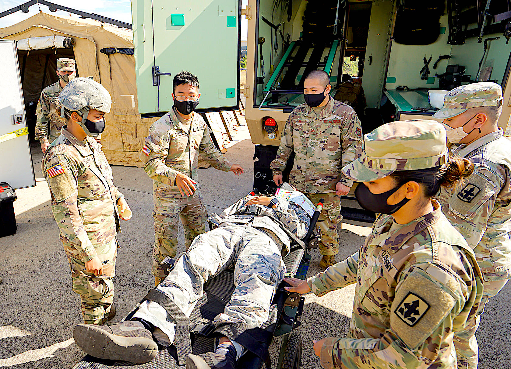 Charlie (MED) Company and the Hawaii Air National Guard’s Detachment 1 ...