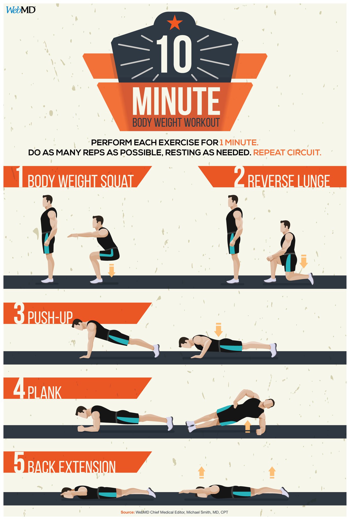 10 Minute Workout, No Equipment Required | Retiree News